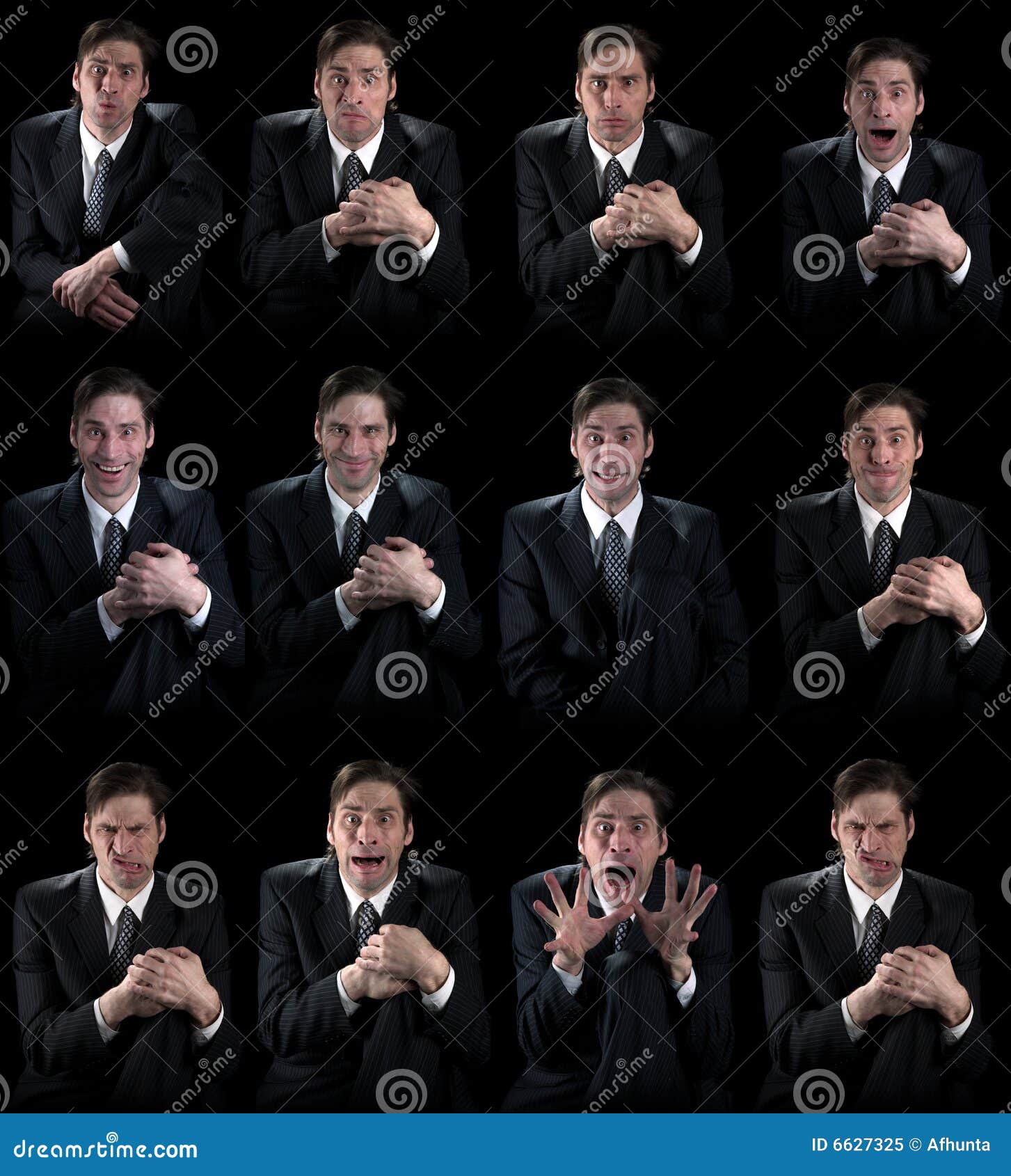 Various human emotions stock image. Image of cheerful - 6627325