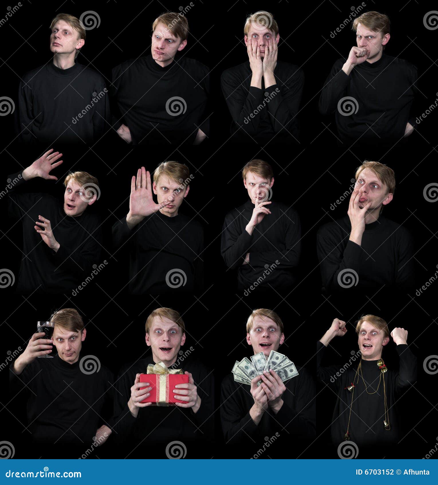 Various human emotions stock photo. Image of despair, isolated - 6703152