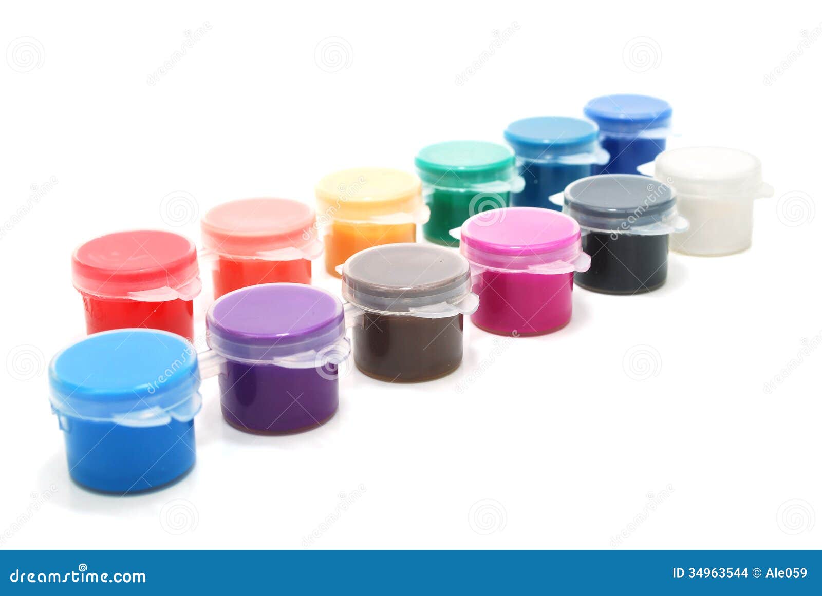 Various Ink Cans stock photo. Image of group, blue, white - 34963544