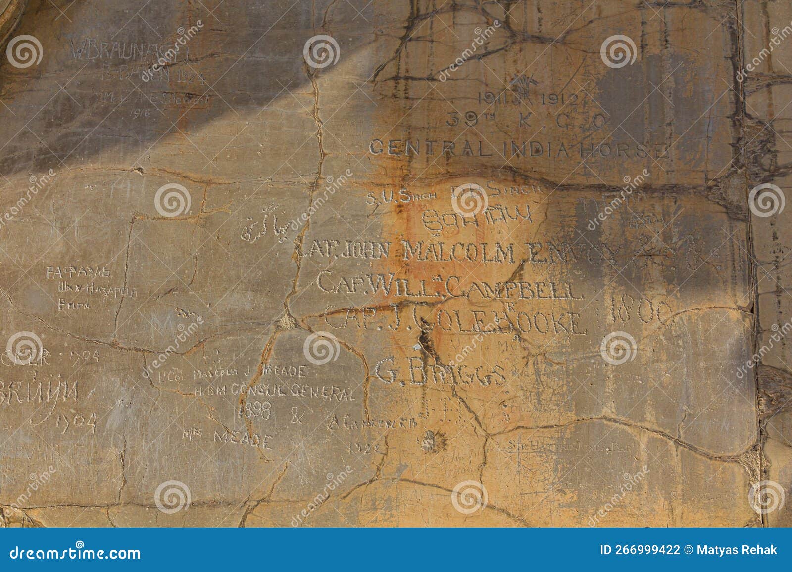 Various Inscriptions at the Gate of Nations in Persepolis, Ir Stock ...