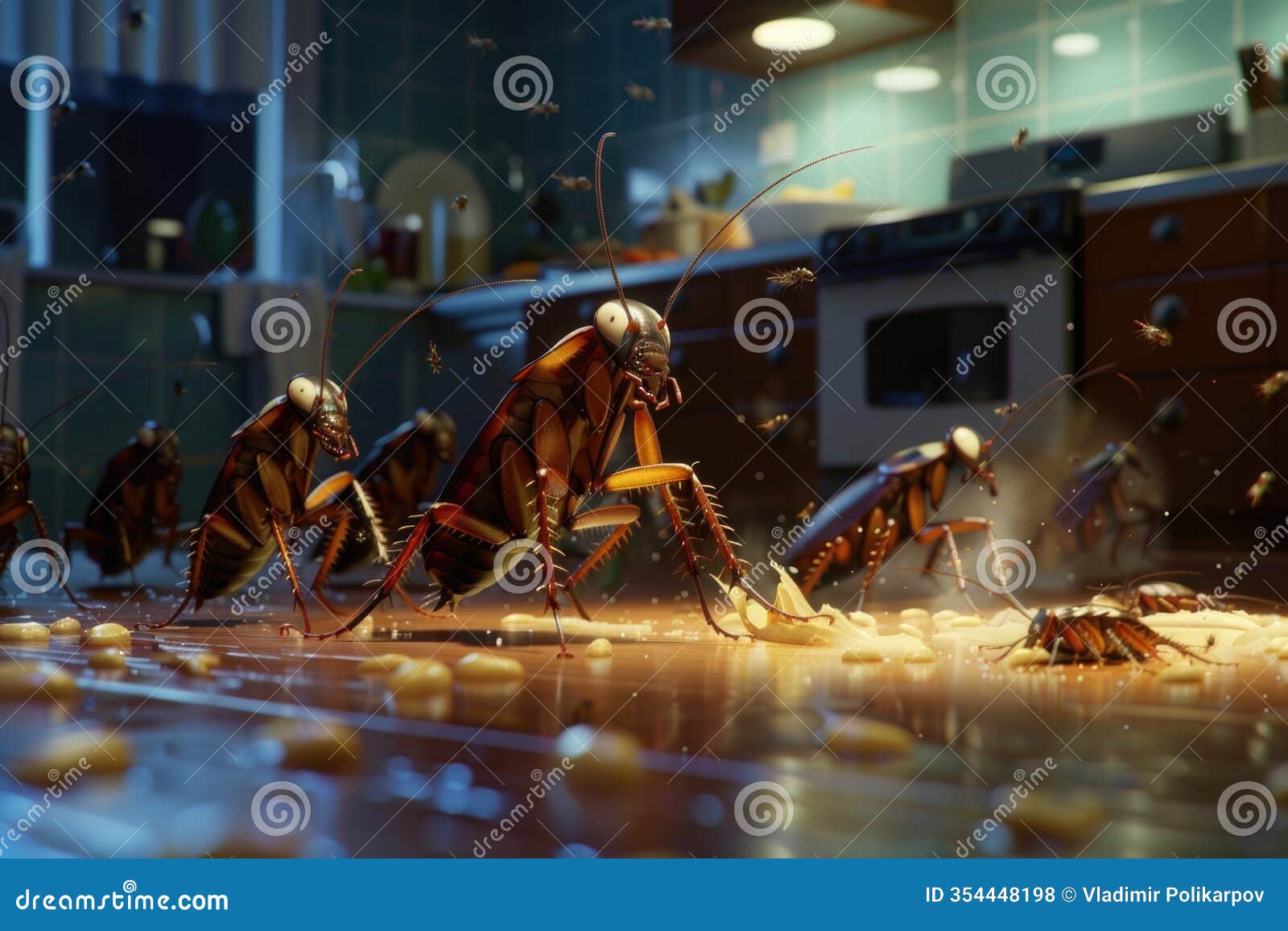 Various Insects Crawling on the Ground, Suitable for Educational ...