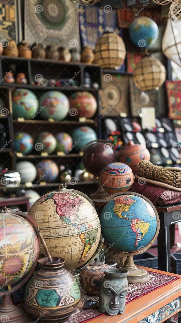 Various International Globe Products from Various Stock Illustration ...