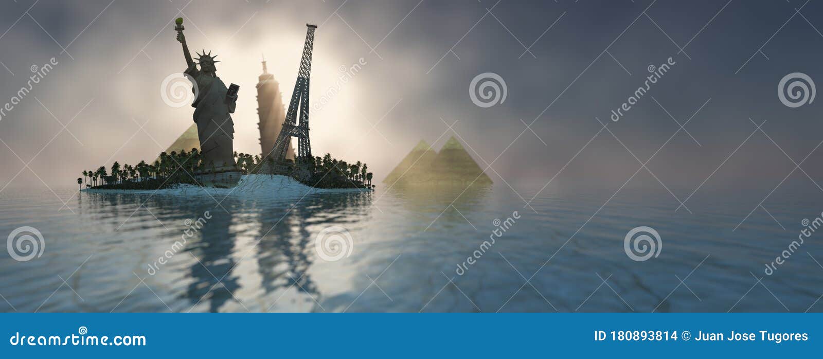 International Monuments Doodle Icons Pack Cartoon Vector ...