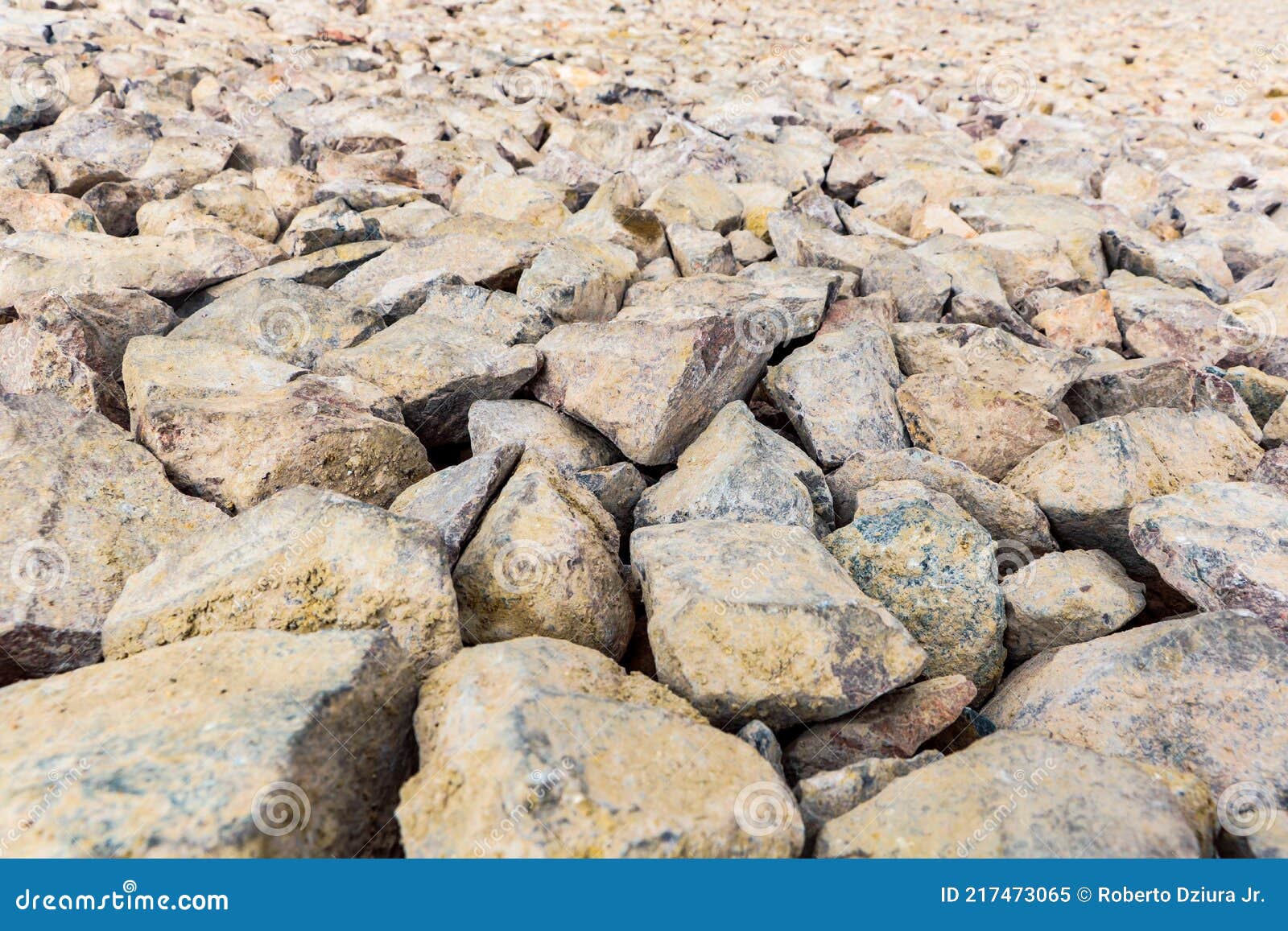 Various Irregularly Shaped, Compacted Stones Stock Image - Image of ...
