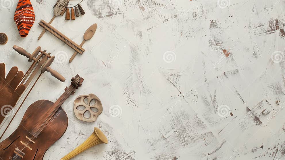 Various Items Displayed on a White Tabletop, Including a Mix of Objects ...