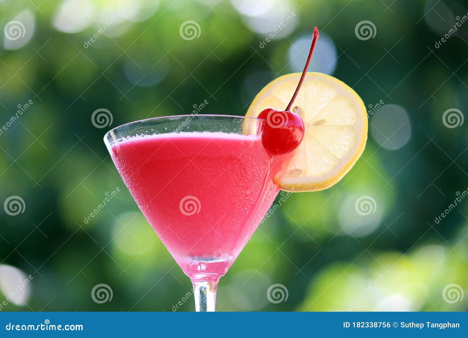 Various Juices Mixed with Ice and Blended until Combined Stock Photo ...