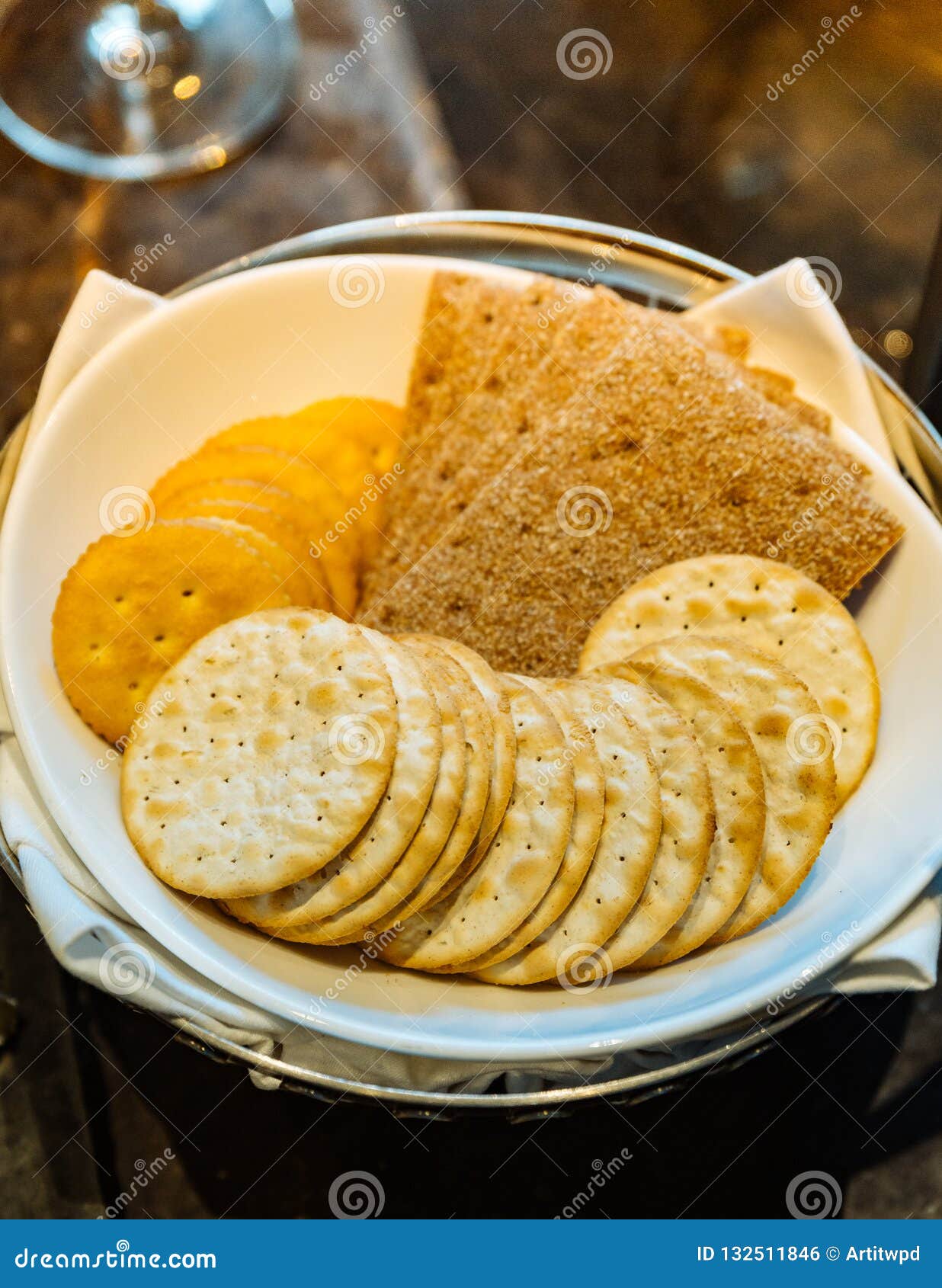 Various Kind of Biscuits with Many Shapes Circle and Square Inside ...