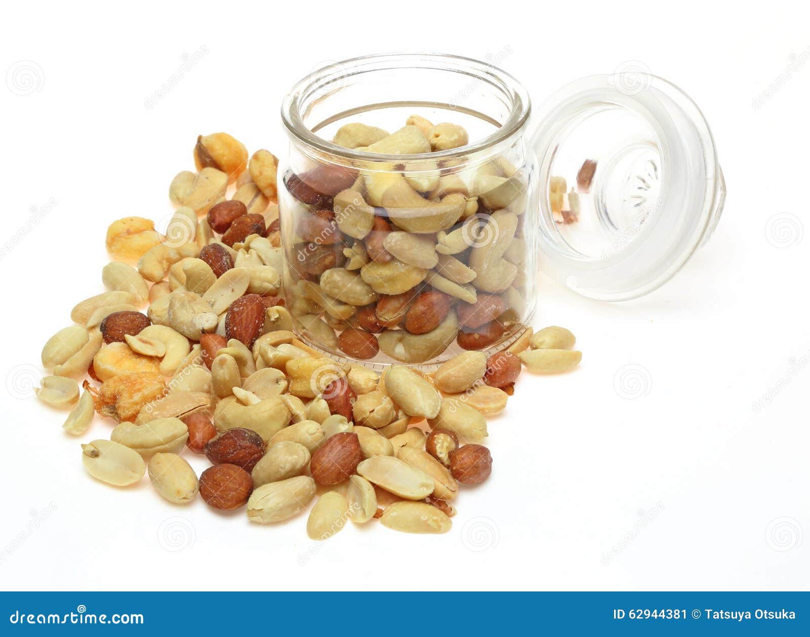 Various Kind of Nuts in a Bottle Stock Image - Image of group, white ...