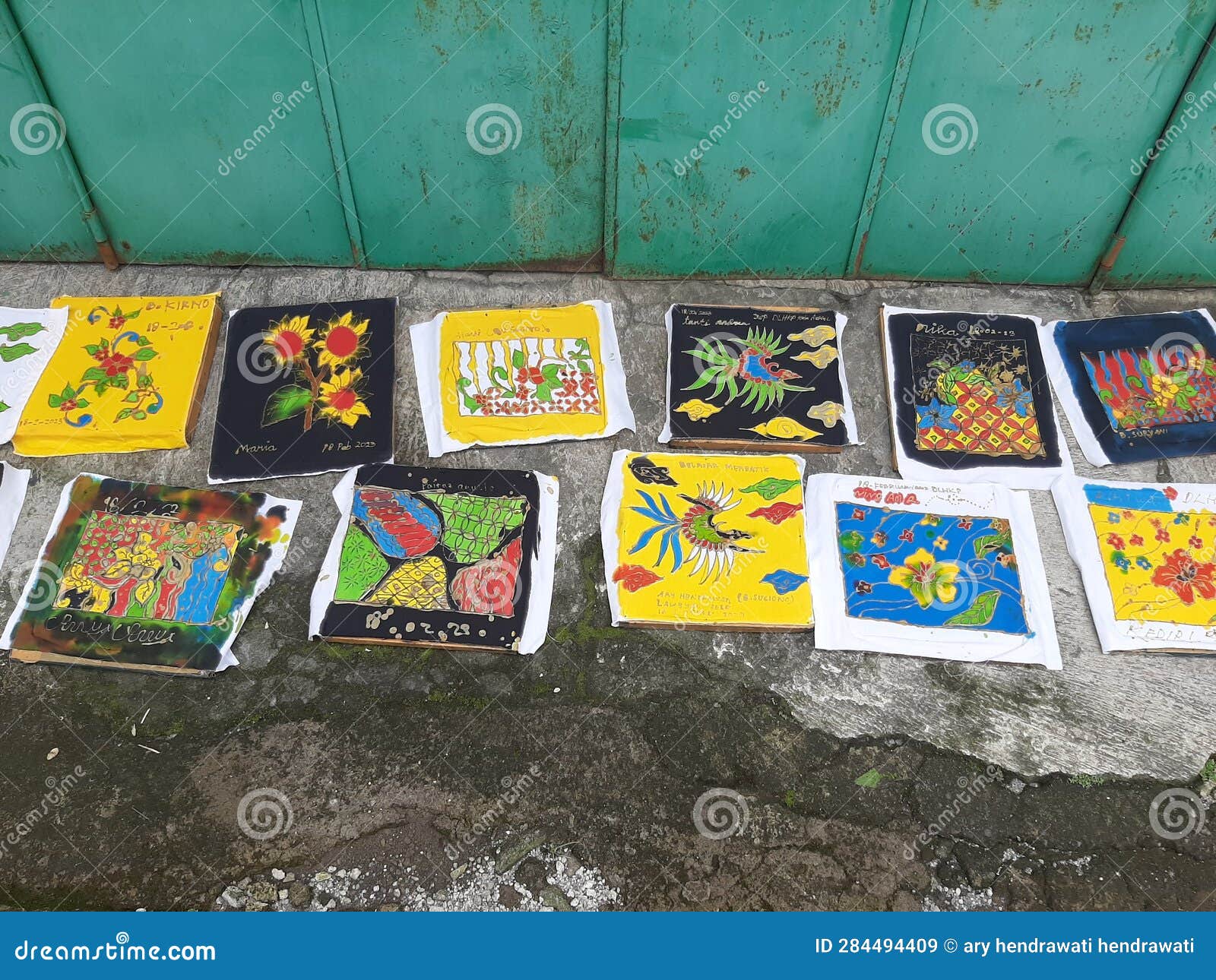 Various Kinds of Beautiful Simple Batik Images Stock Image - Image of ...