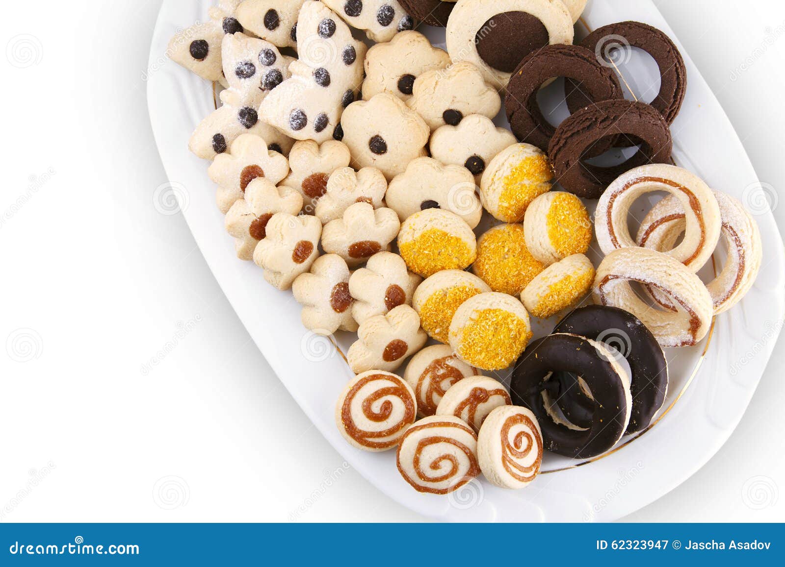 Various Kinds of Cookies stock image. Image of flavor - 62323947