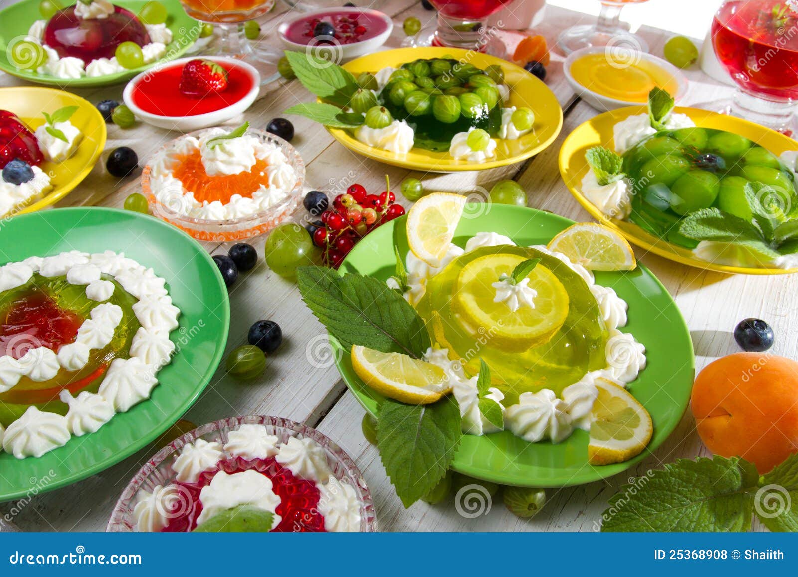 Various Kinds of Fruit Jelly Stock Photo - Image of sweet, gourmet ...