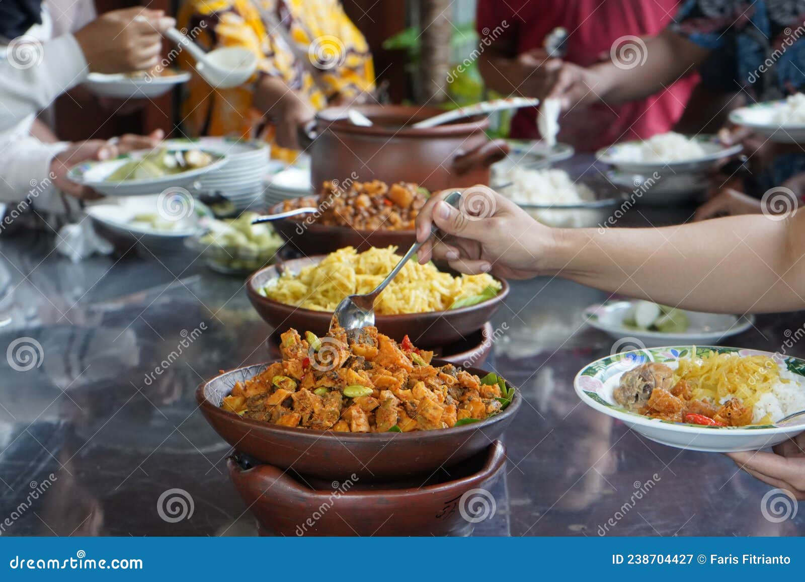 Various Kinds of Menus are Served in Buffet Manner. Traditional ...
