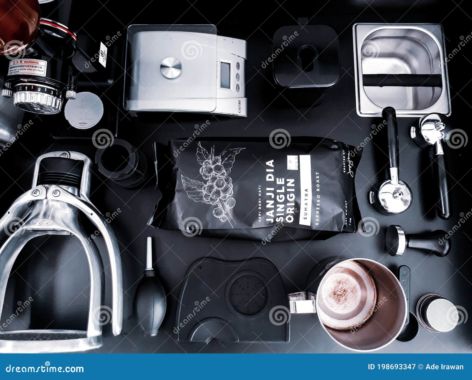 Various Kinds of Tools for Making Coffee Stock Image - Image of making ...