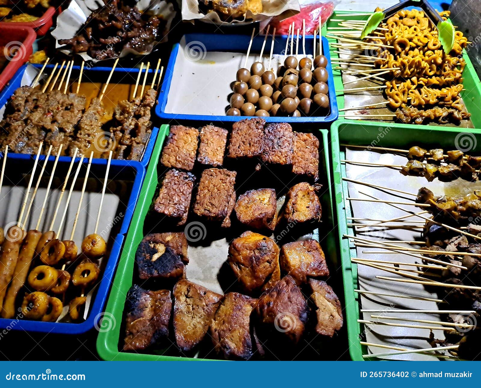 Various Kinds of Traditional Food from the Island of Java Stock Photo ...