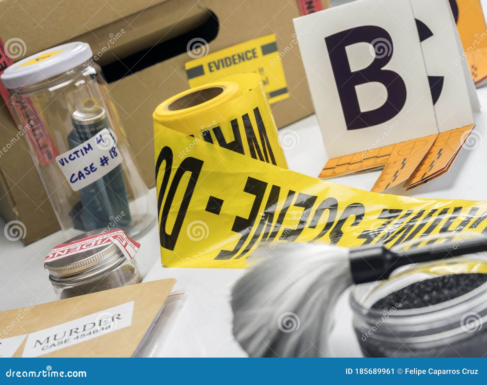 Various Laboratory Tests Forensic Equipment Stock Image - Image of ...
