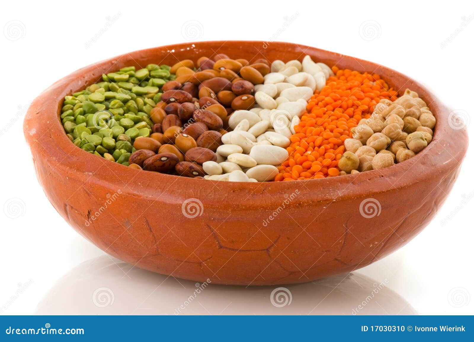 Various legumes stock photo. Image of white, beans, brown - 17030310