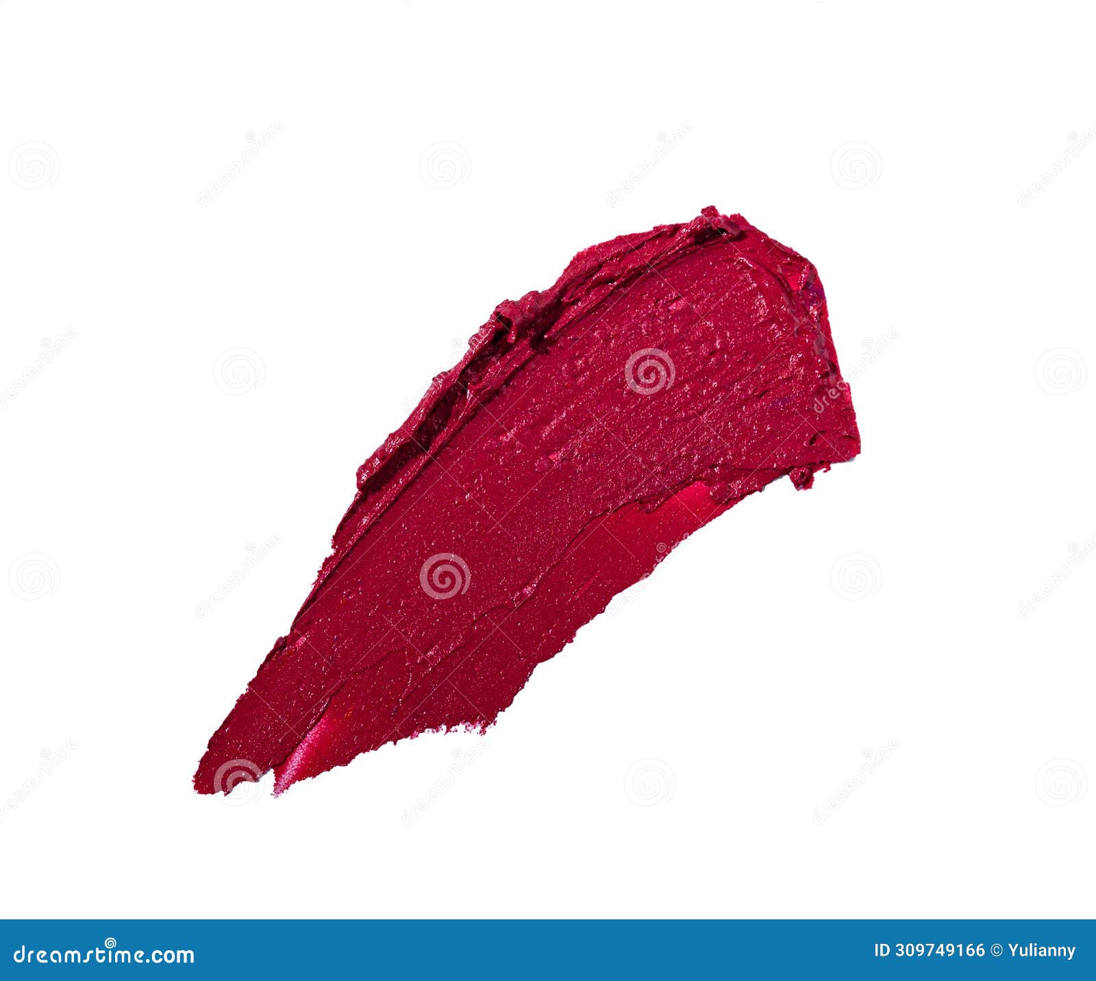 Various Lipstick Strokes Isolated on White Background Stock Photo ...