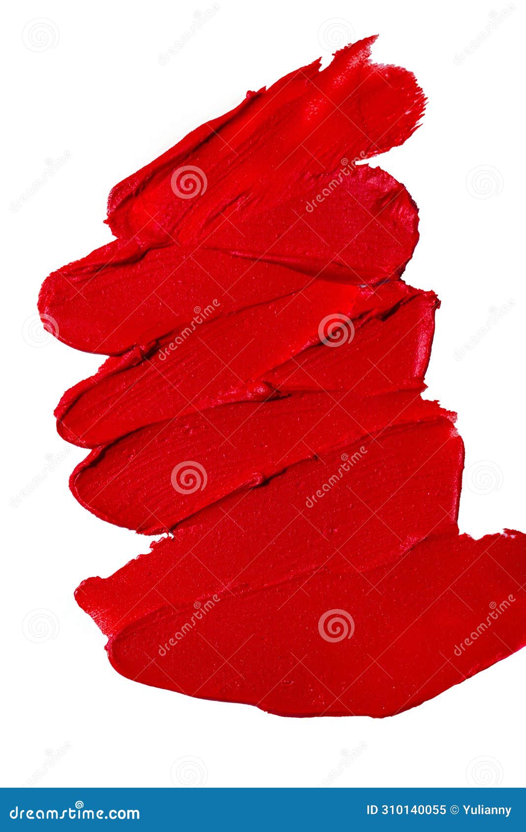 Various Lipstick Swatch Stroke Isolated on White Stock Image - Image of ...
