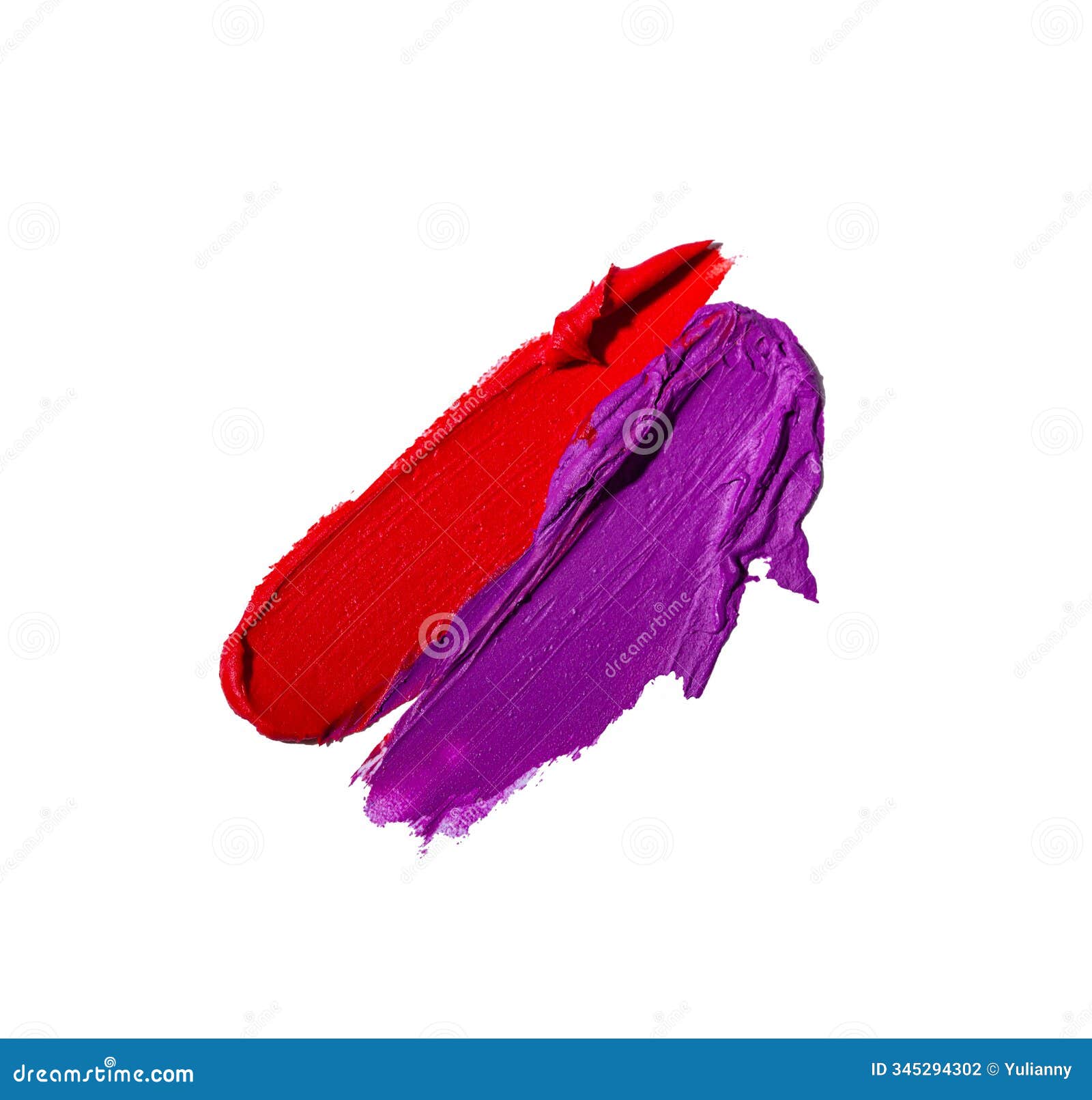 Various Lipstick Swatch Stroke Isolated on White Stock Photo - Image of ...