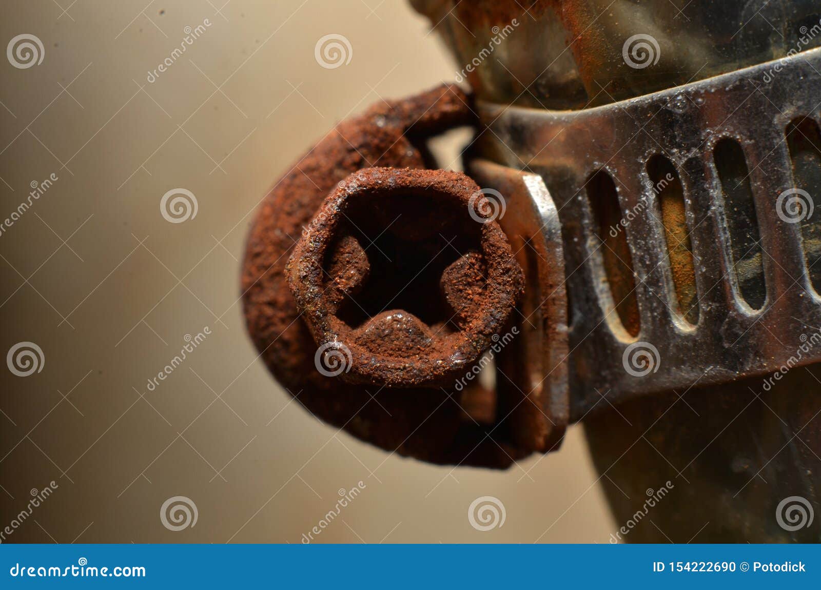 Various Materials Made of Iron are Corroded. Stock Photo - Image of ...