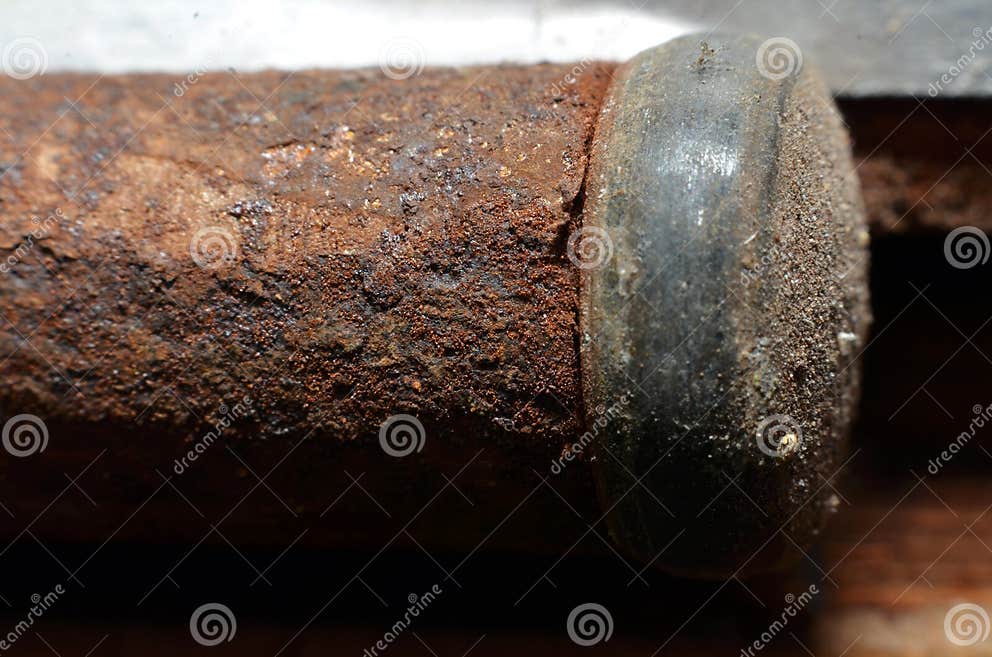 Various Materials Made of Iron are Corroded. Stock Photo - Image of ...