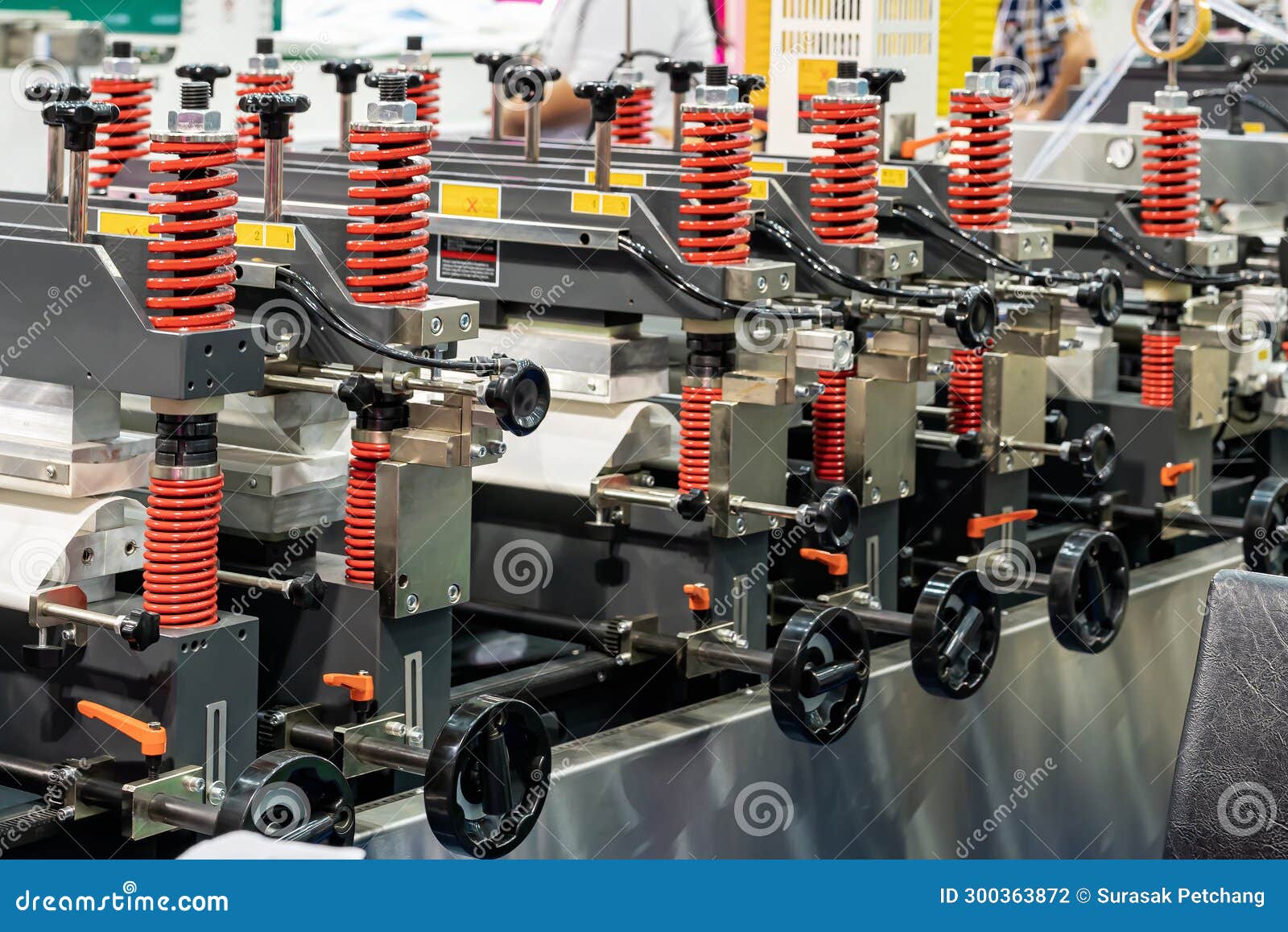 The Mechanism Of Cutting Machine. Royalty-Free Stock Photo ...
