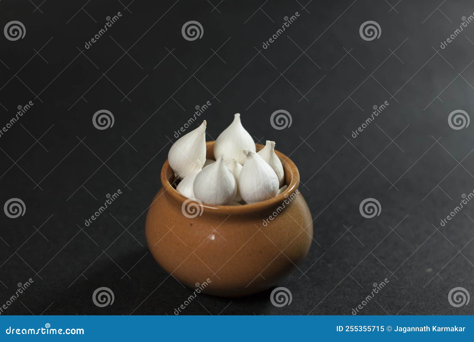 Various Medicinal Products are Prepared from One Clove of Garlic. Stock ...