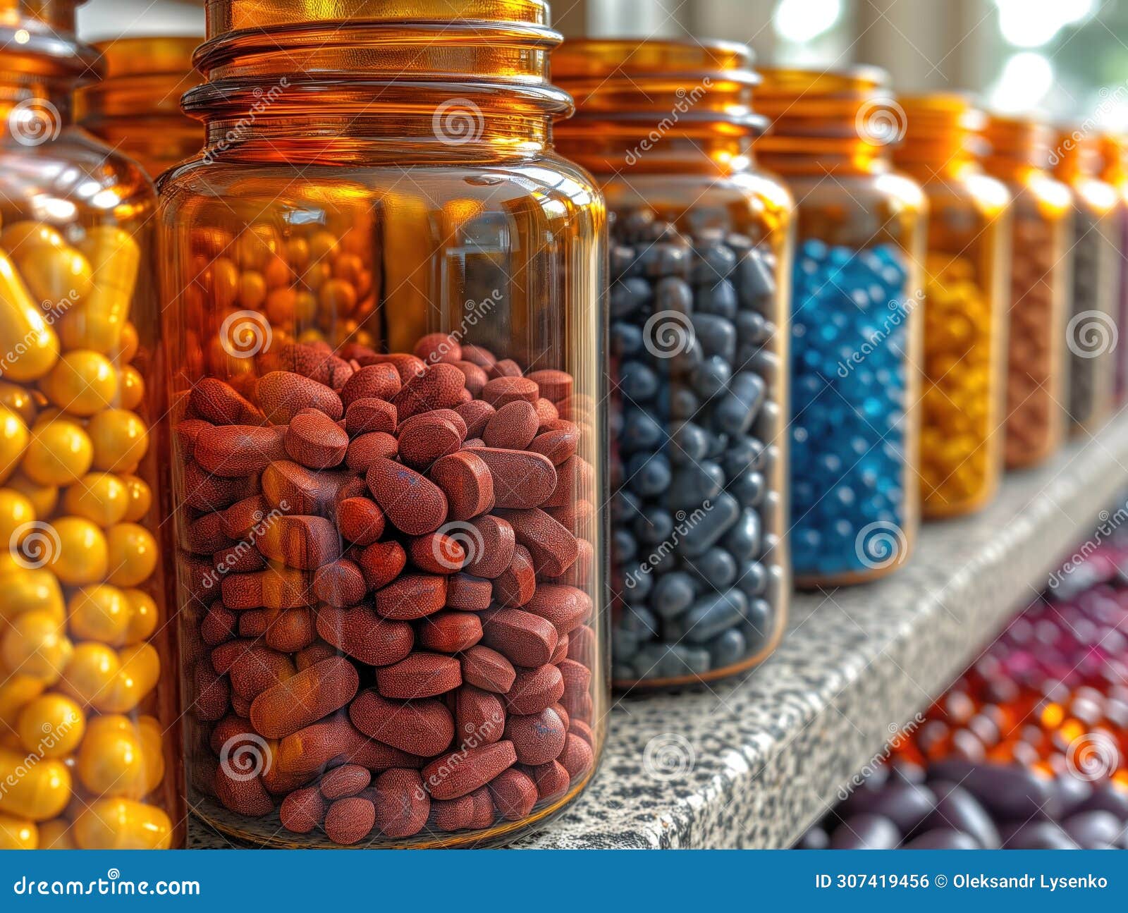 Various Medicines in Tablets Stock Illustration - Illustration of ...