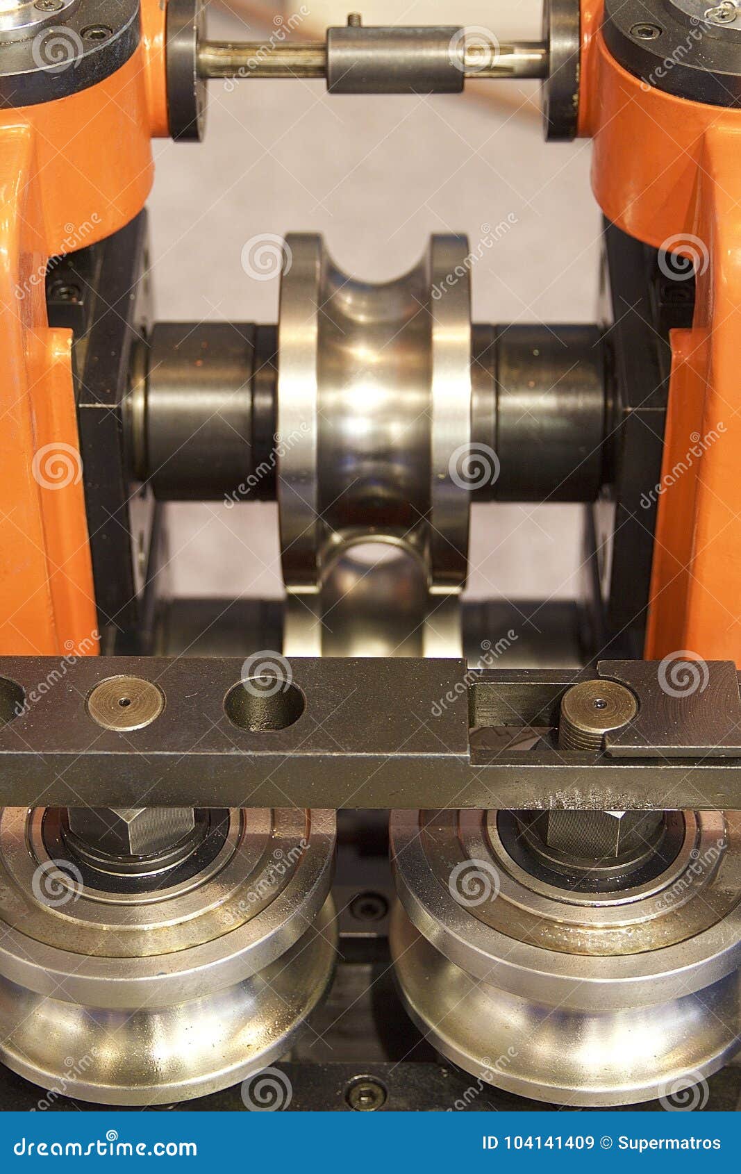 Various Metal Elements of Rolls of Rolling Mills Stock Image - Image of ...