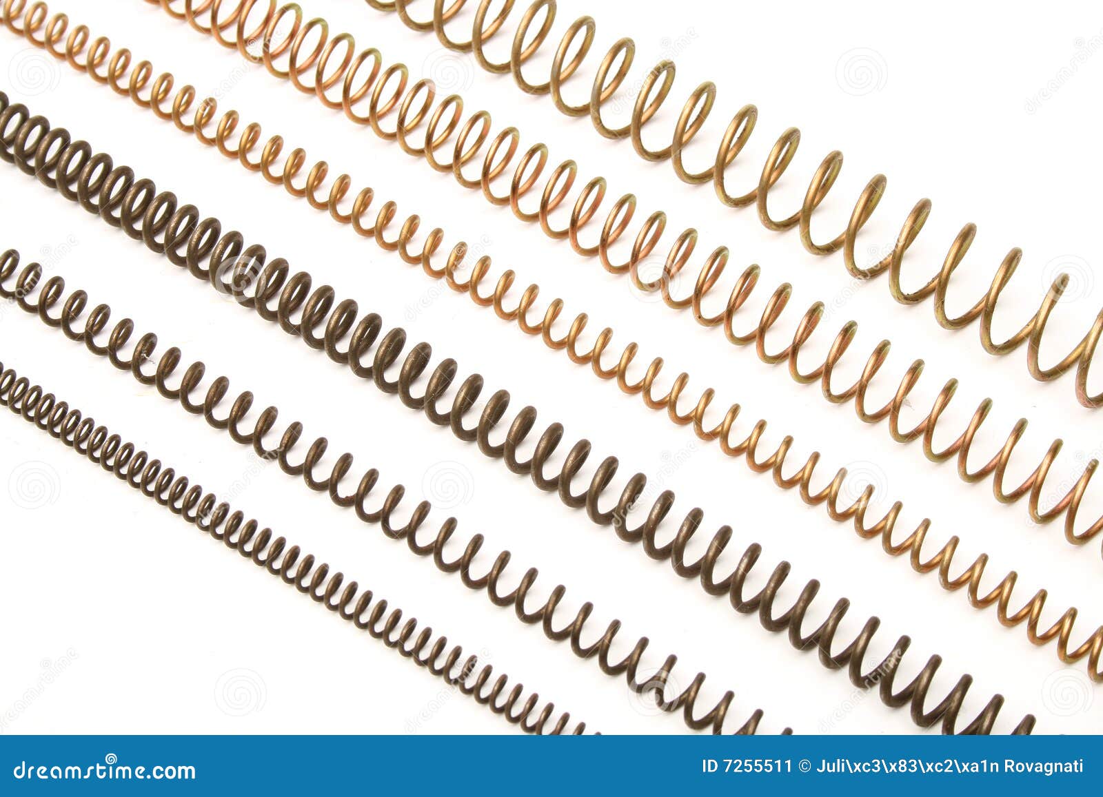 Various metal springs stock image. Image of wire, springs - 7255511
