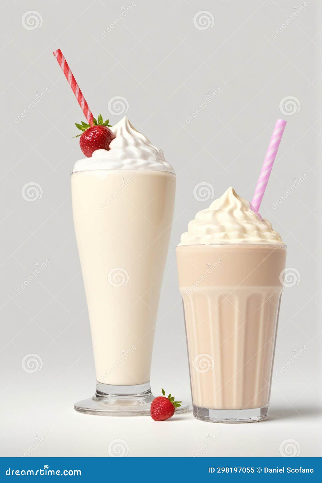 Various Milkshakes Background Cartoon Vector | CartoonDealer.com #152105347