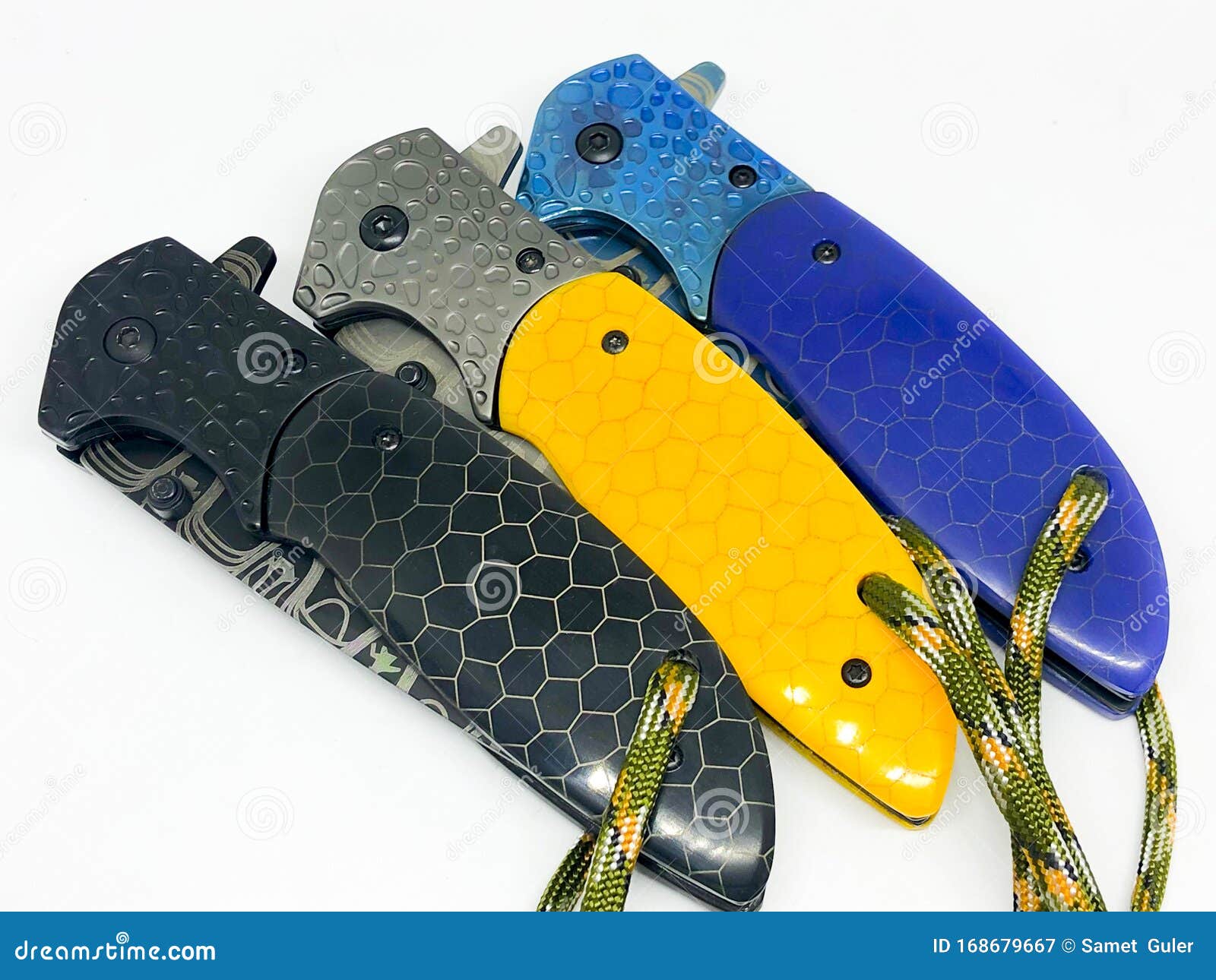 Various Models Pocket Knife. Stock Image - Image of equipment, design ...