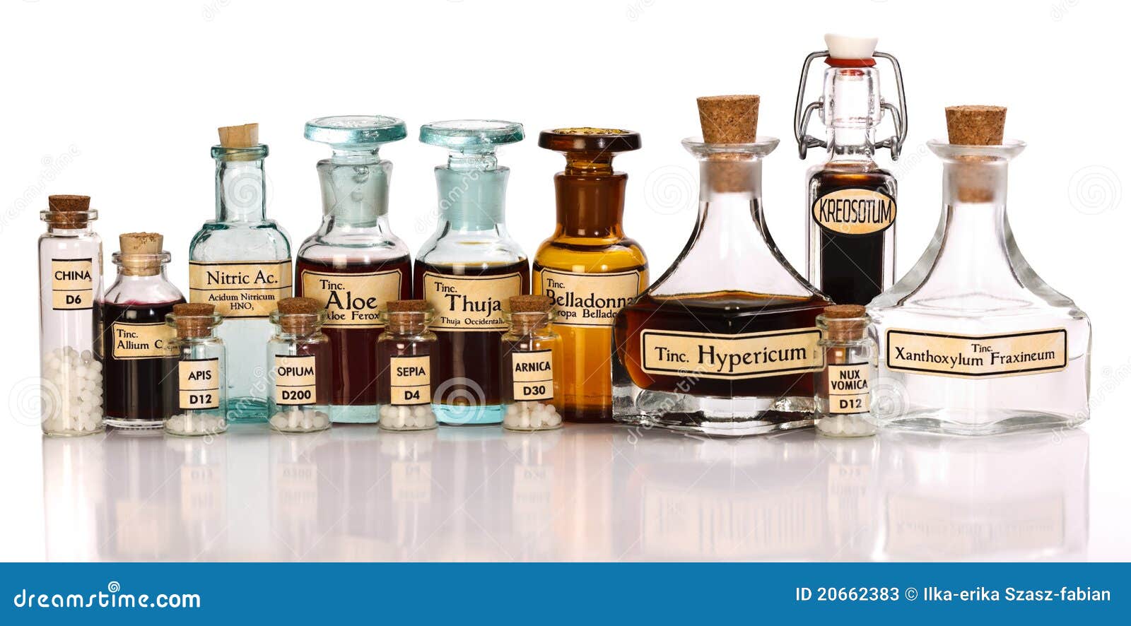 Various Mother Tinctures of Homeopathic Medicine Stock Image - Image of ...