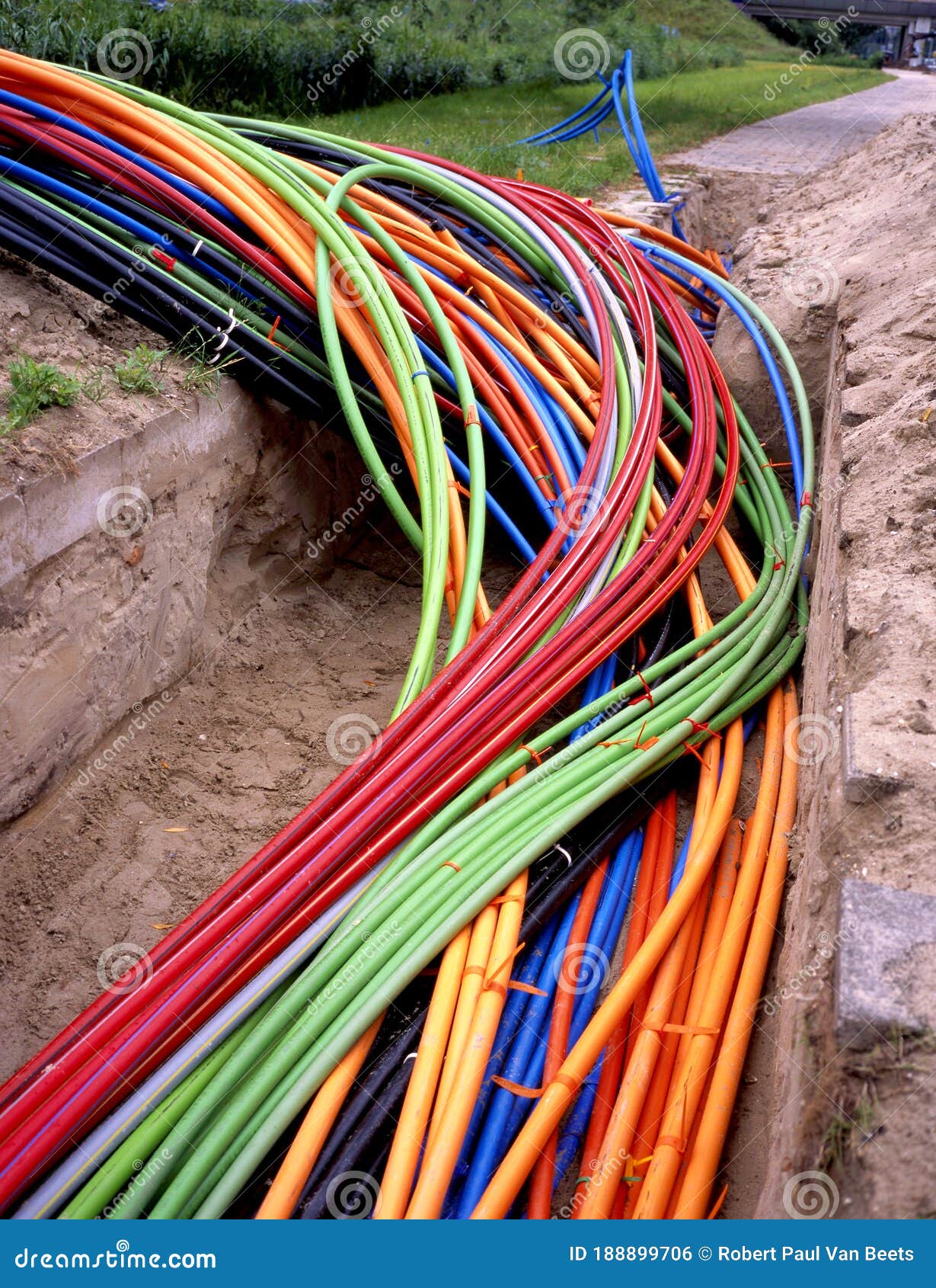 Digging For Broadband Royalty-Free Stock Image | CartoonDealer.com ...