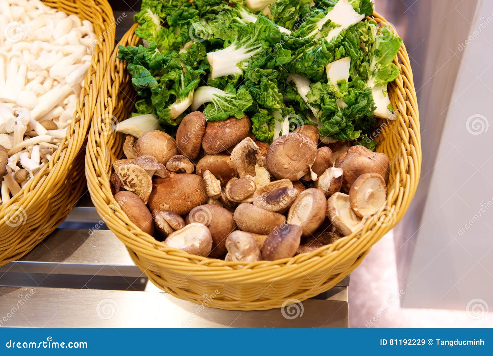 Various Mushroom types stock image. Image of food, variety - 81192229