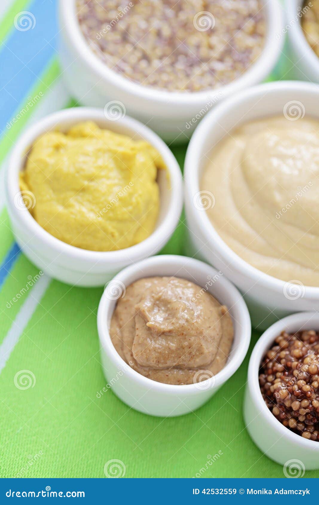 Various mustards stock image. Image of dish, sauce, closeup - 42532559