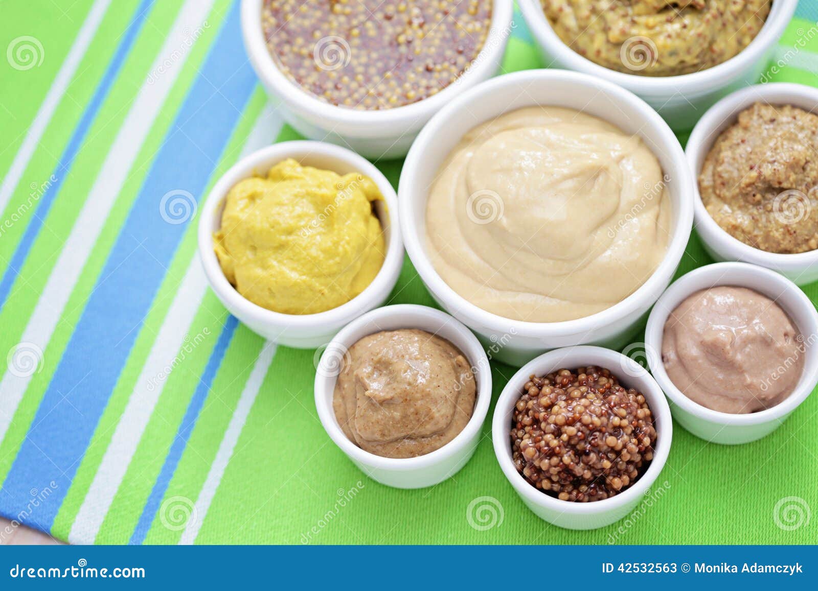 Various mustards stock image. Image of food, mustard - 42532563