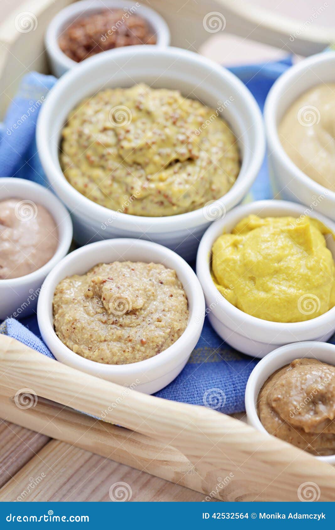 Various mustards stock photo. Image of savory, spicy - 42532564