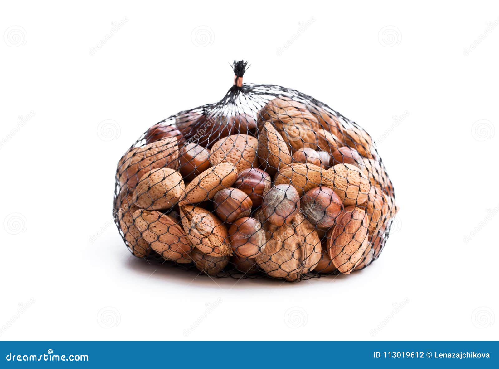 Various Nuts Isolated on White Stock Photo - Image of delicious ...