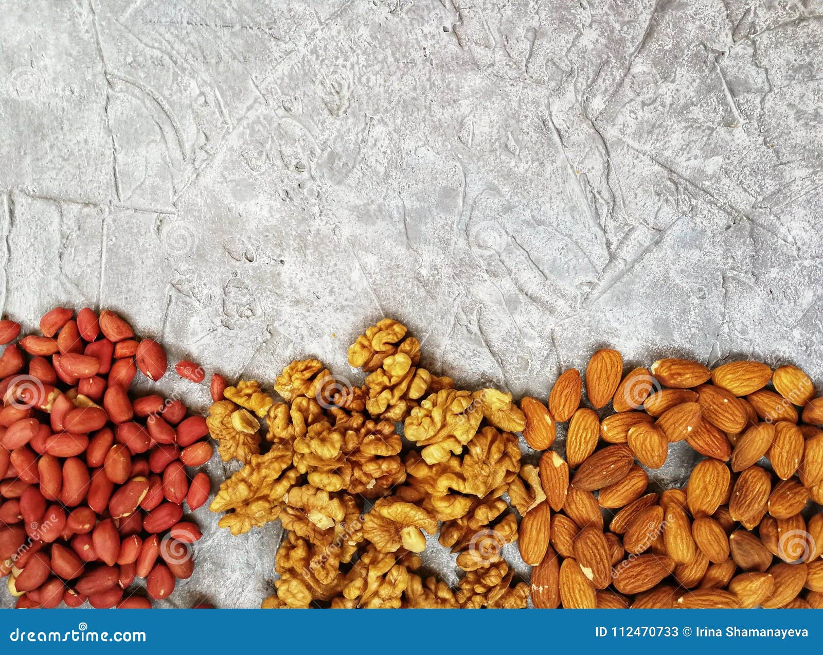 Different Nuts, Peeled and in-shell Stock Image - Image of pile ...