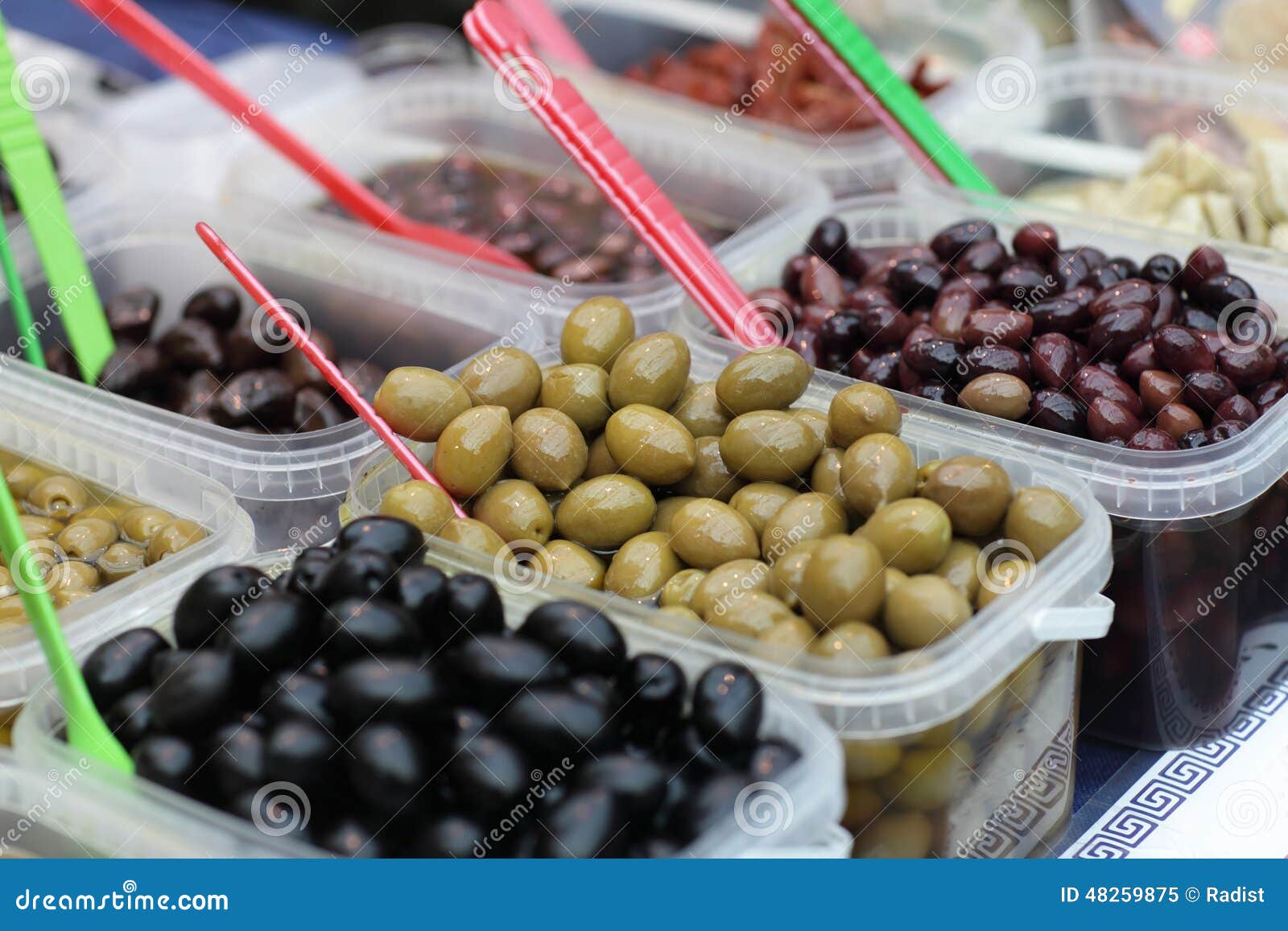 Various olives stock image. Image of lifestyle, healthy - 48259875