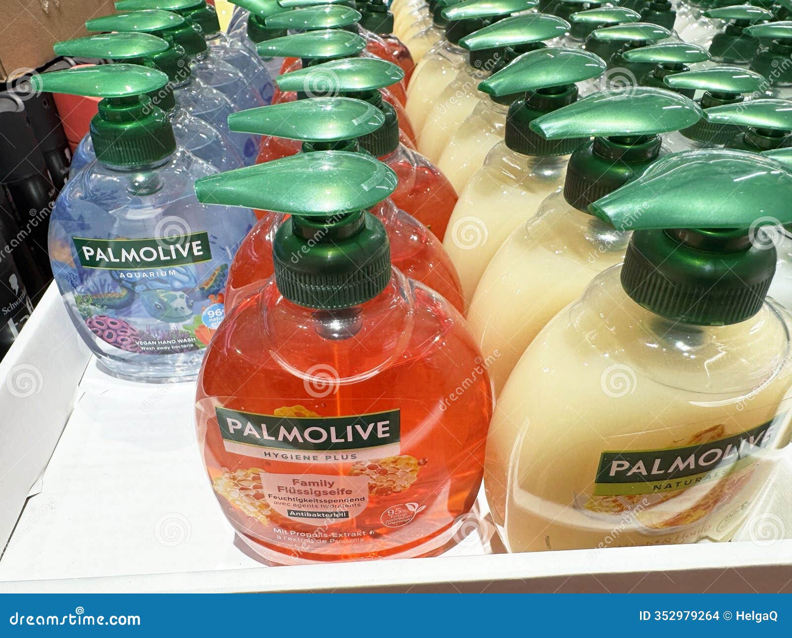 Various Palmolive Liquid Hand Soap Bottles on Display in Store ...