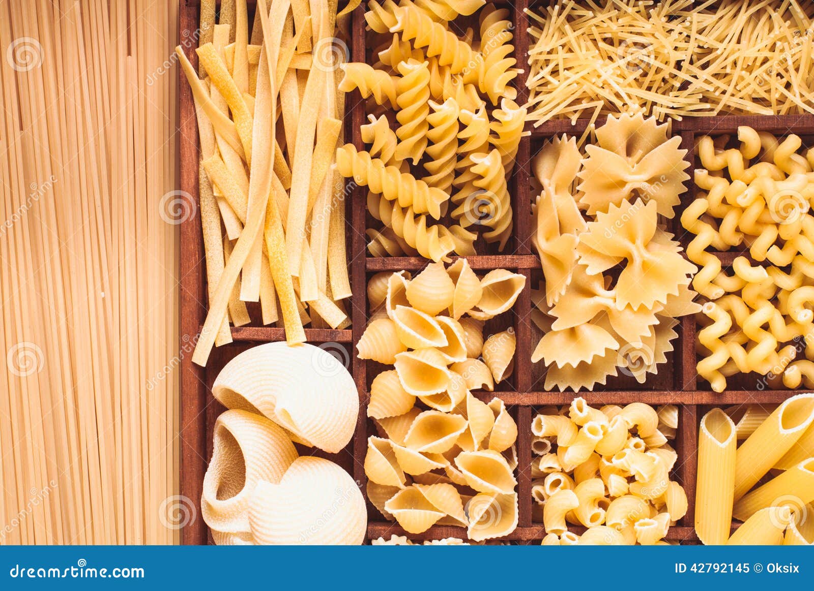 Various Pasta Selection In Labeled Jars Royalty-Free Stock Photo ...