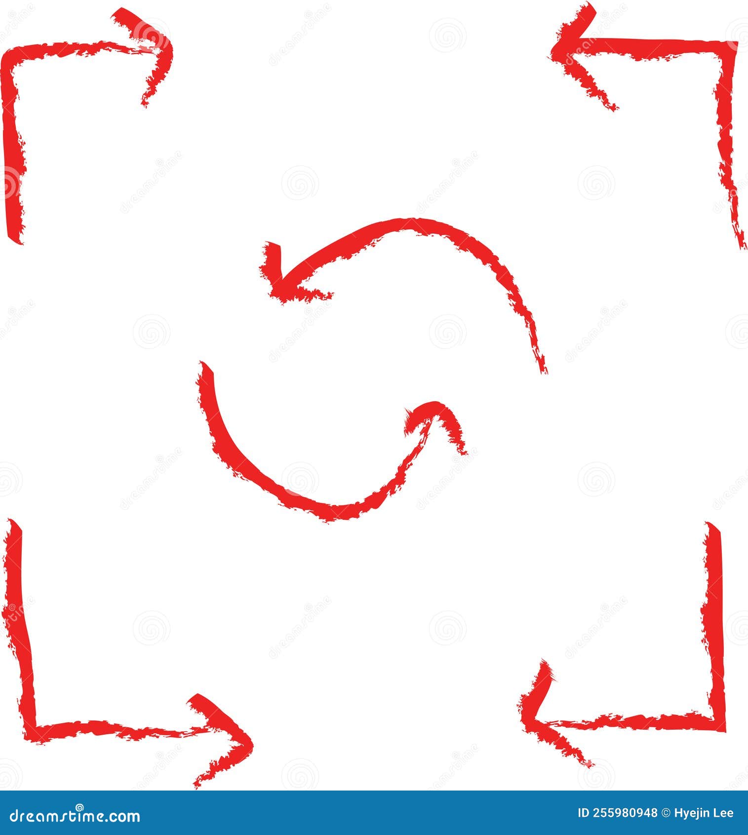 Various Patterns and Symbols Using Red Colored Pencils Stock ...