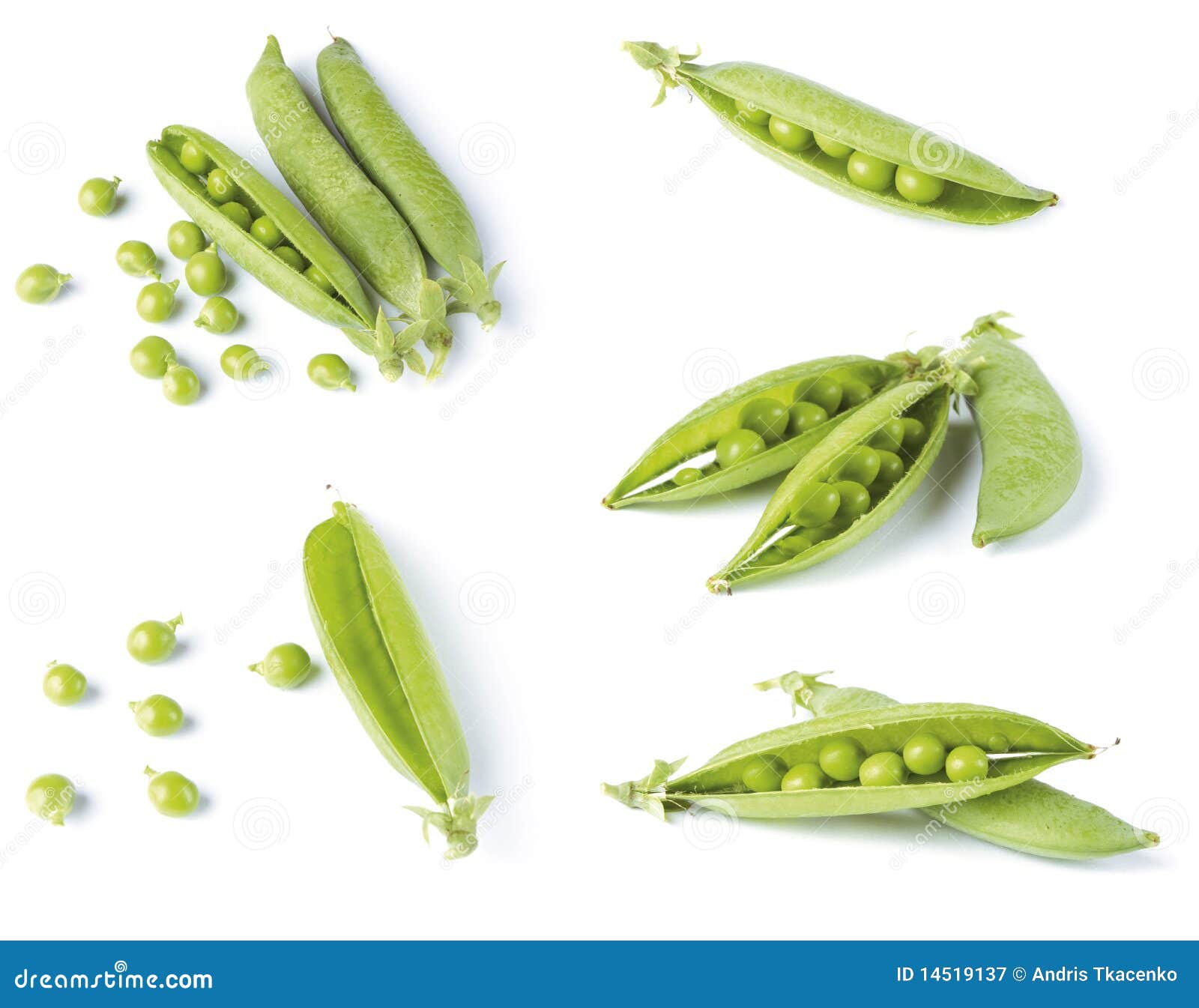 Various Peas stock image. Image of close, food, isolated - 14519137