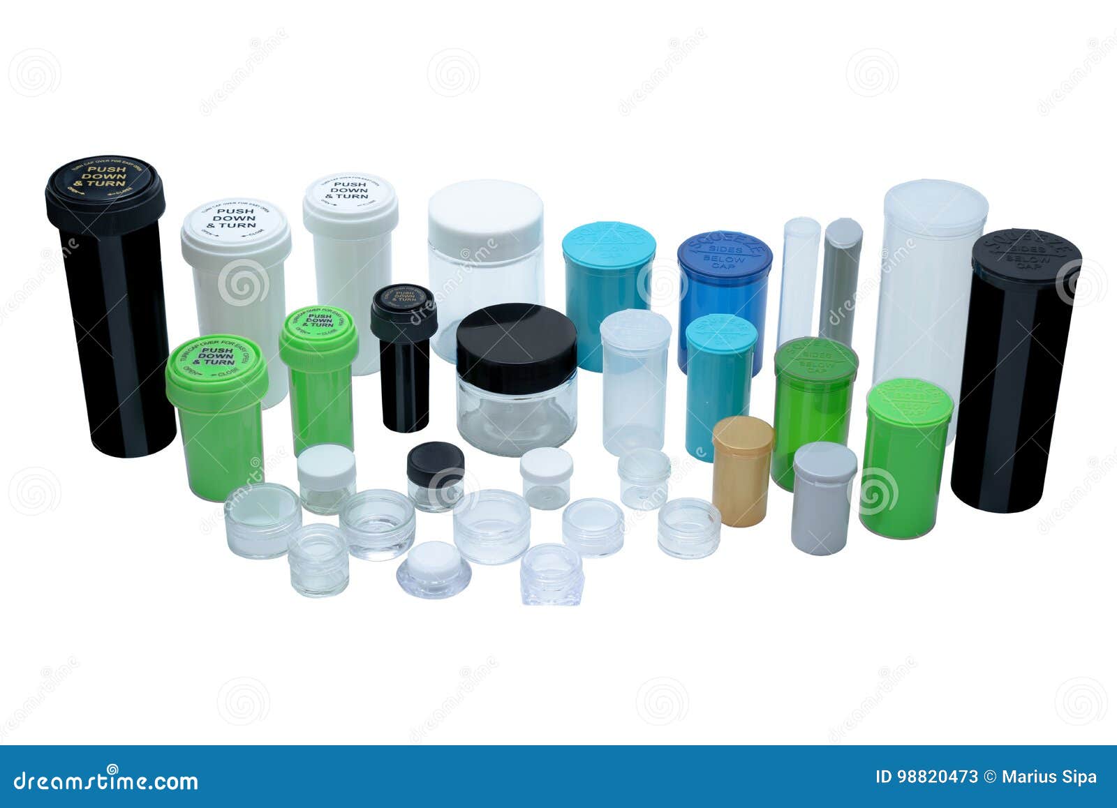 Prescription Medication Container Stock Image - Image of plastic ...