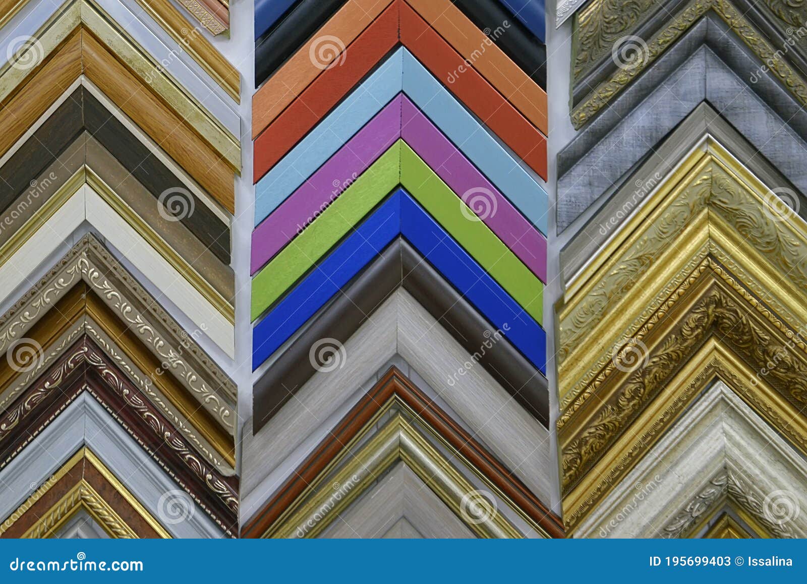 Various Picture Frames Samples Stock Image - Image of designer, design ...