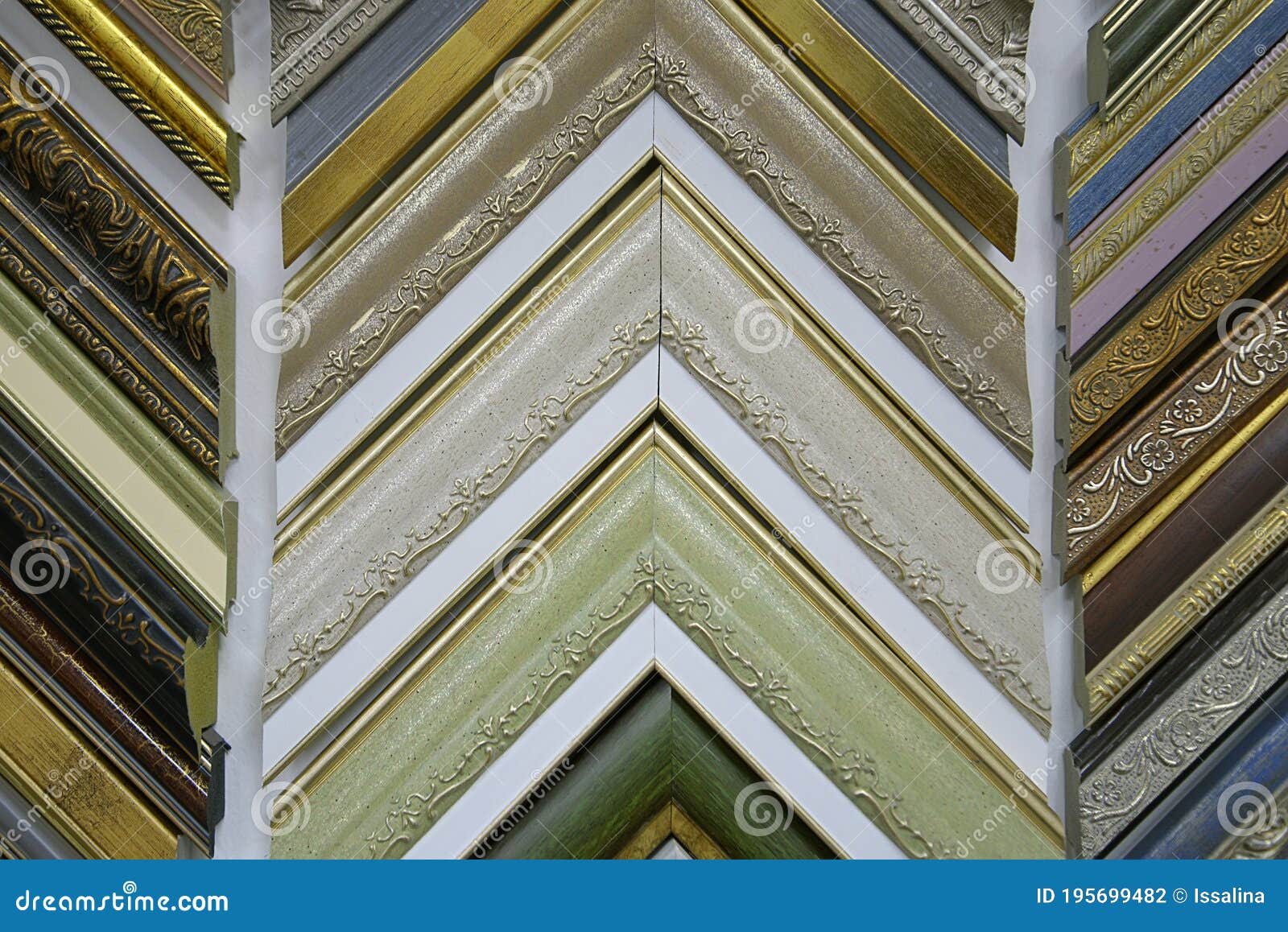 Various Picture Frames Samples Stock Photo - Image of vintage, element ...