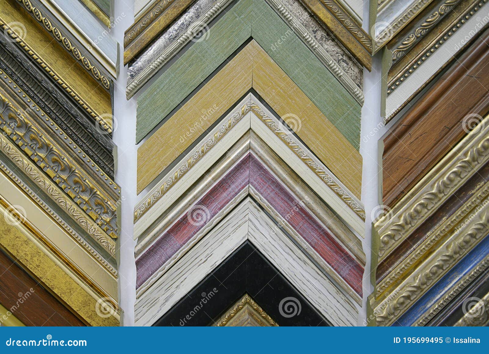 Various Picture Frames Samples Stock Image - Image of colored, vintage ...