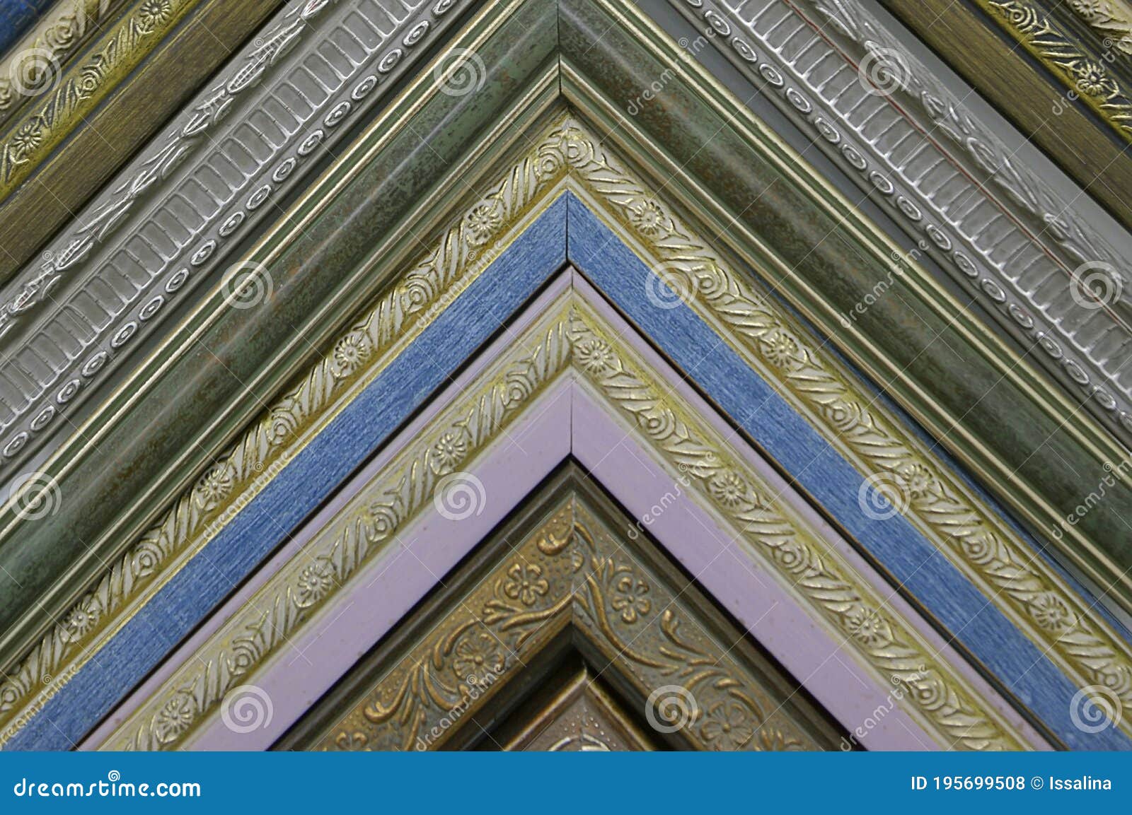 Various Picture Frames Samples Stock Photo - Image of paint, design ...